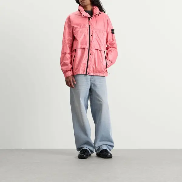 Stone Island Light Nylon 3l-tc Hooded Jacket