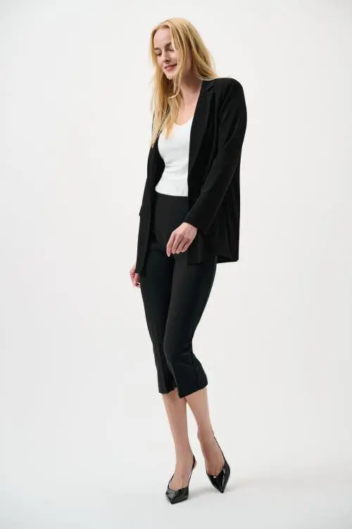 Joseph Ribkoff Classic Capri Pants With Slits
