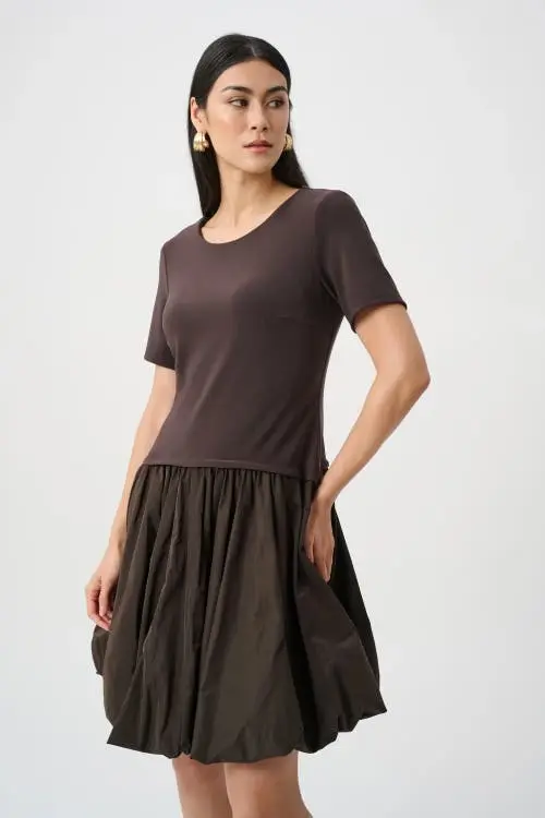 Joseph Ribkoff Silky Knit & Memory Fit And Flare Dress