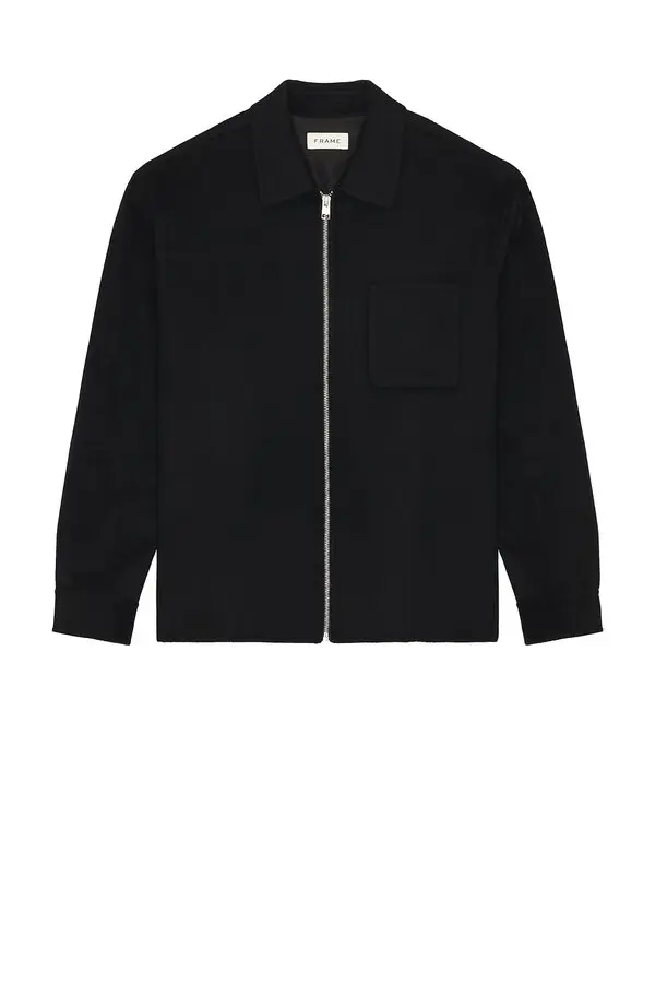 FRAME Double Face Zip Shirt Jacket