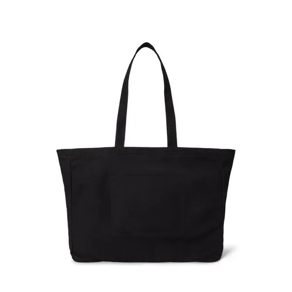 Ralph Lauren Crest-embroidered Canvas Tote