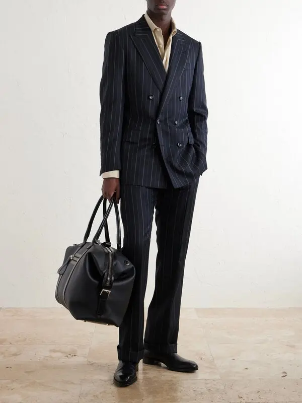 TOM FORD Full-grain Leather Weekend Bag