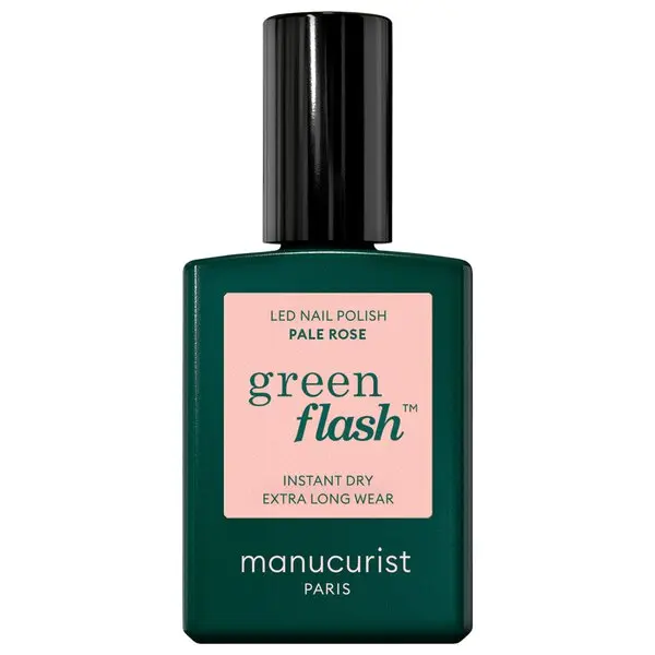 MANUCURIST Green Flash Led Gel Nail Polish Color, Non-toxic Nail Polish - Pale Rose