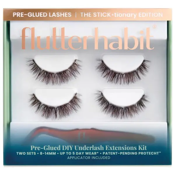 FLUTTERHABIT Pre-glued Lash Extension Kit Up To 5 Days - Water Lily