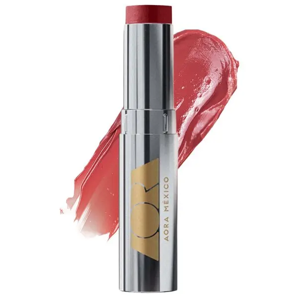 AORA MÉXICO Acaríciame Hydrating And Smoothing Solid Lip Gloss Serum With Hyaluronic Acid & Squalane - Rosa.03