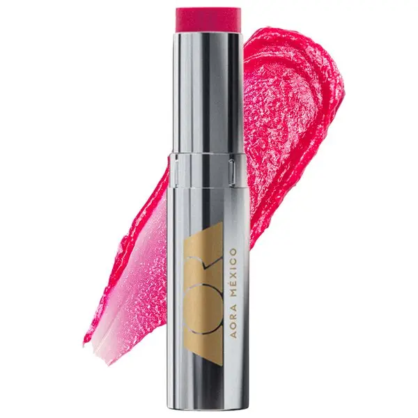 AORA MÉXICO Acaríciame Hydrating And Smoothing Solid Lip Gloss Serum With Hyaluronic Acid & Squalane - Rosa.04