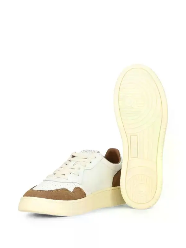 AUTRY Medalist Low Sneakers In Leather And Suede - White