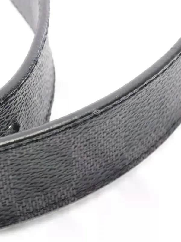 LOUIS VUITTON Damier Graphite Canvas Belt