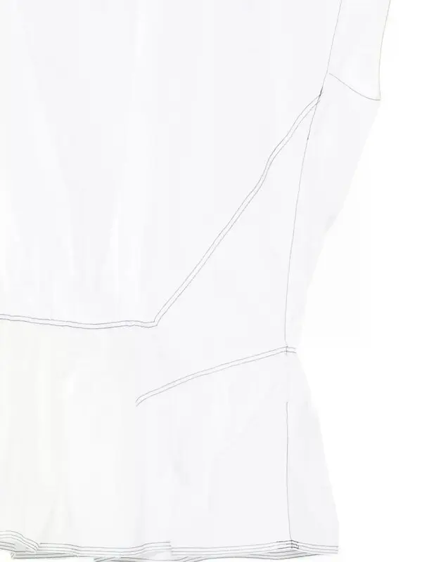 LESS Peplum-hem Blouse