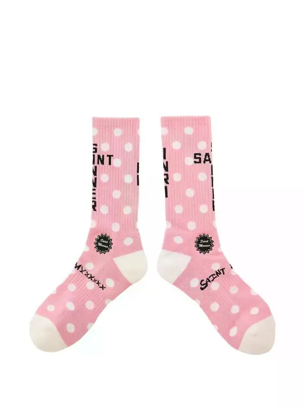 SAINT MXXXXXX Polka-dot Socks