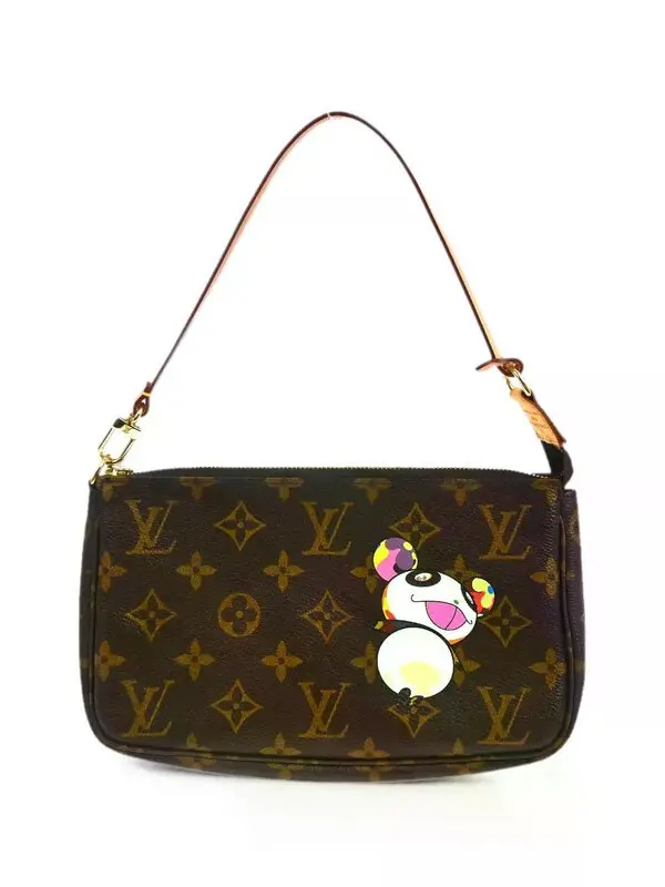 LOUIS VUITTON 2004 Panda Monogram Pochette Accessoires Tote Bag