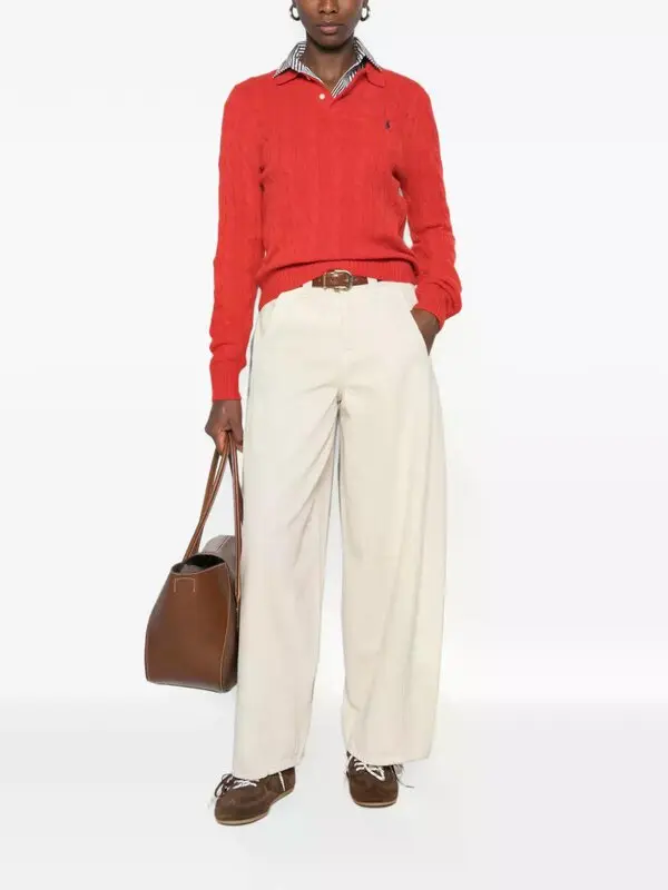 Polo Ralph Lauren Cable-knit Polo Sweater