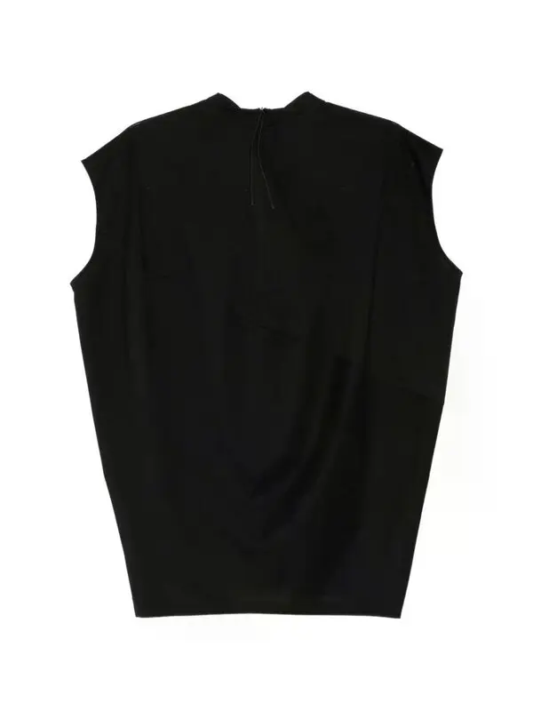 LESS Sculptural Crew-neck Vest