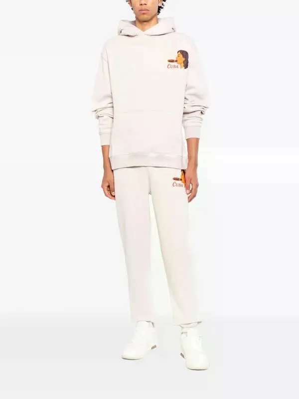 MELT Graphic-print Track Pants - Neutrals