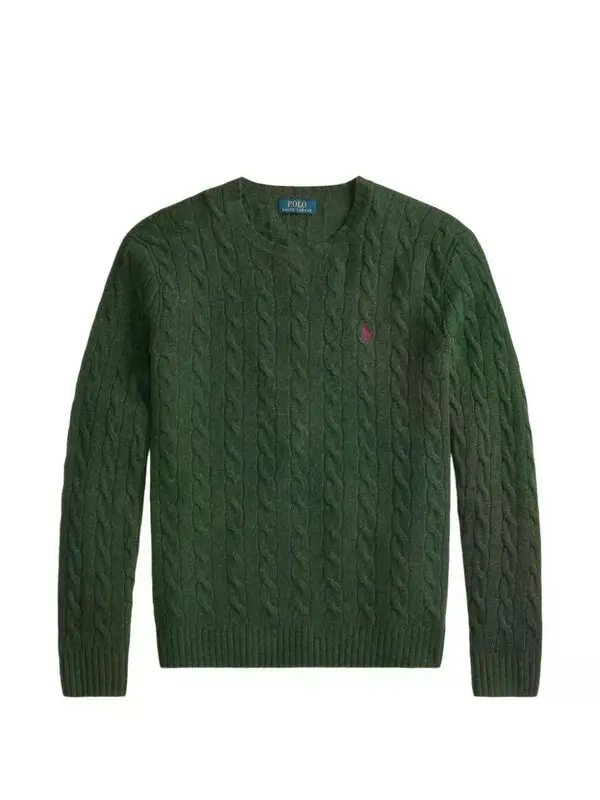 Polo Ralph Lauren Cable Knit Embroidered Pony Sweater