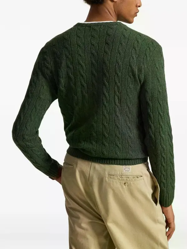 Polo Ralph Lauren Cable Knit Embroidered Pony Sweater