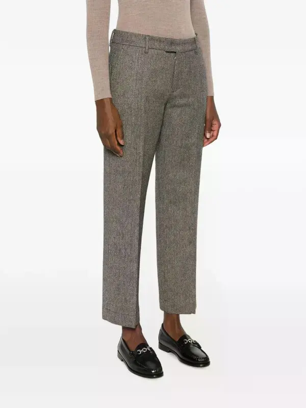 BERWICH Alice Herringbone Pattern Trousers