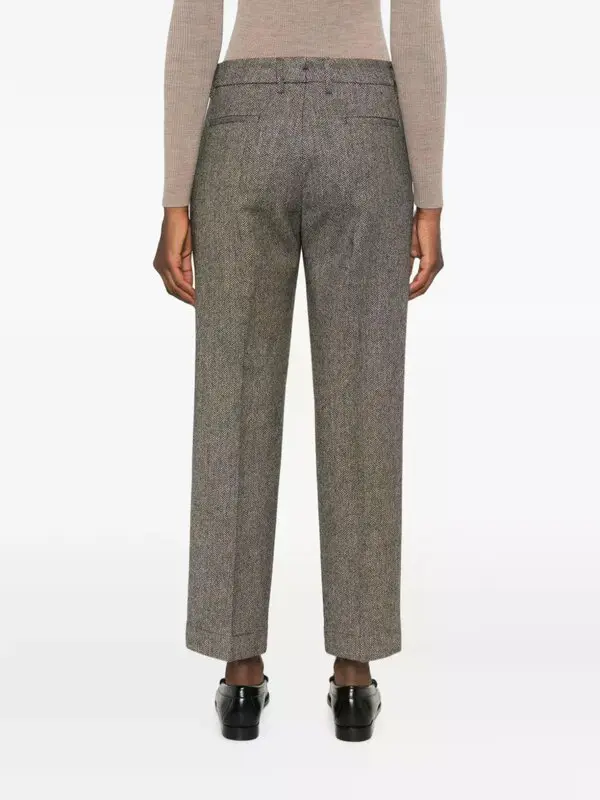 BERWICH Alice Herringbone Pattern Trousers