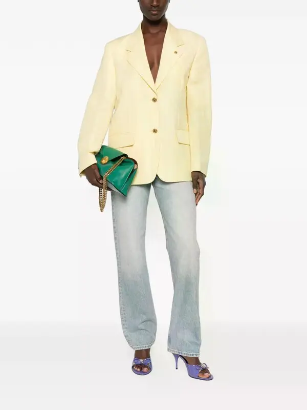 Versace Notched-lapel Single-breasted Blazer