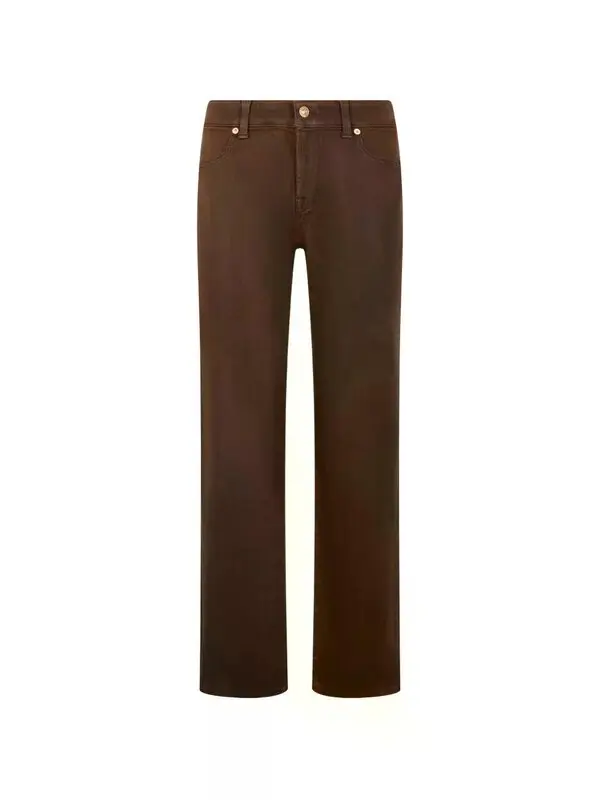 7 For All Mankind Calie Straight Jeans - Brown