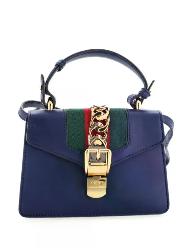 Gucci Sylvie Mini Satchel - Blue