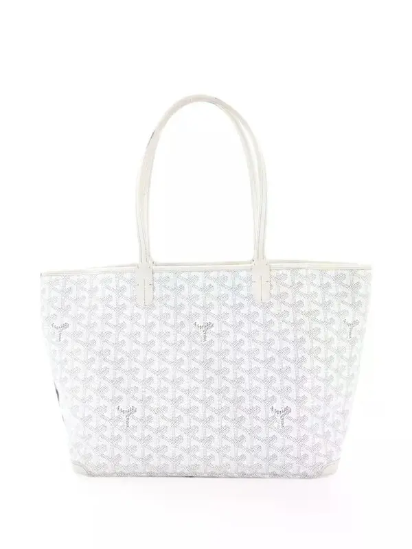 Goyard Artois Coated Canvas Pm Tote Bag - White
