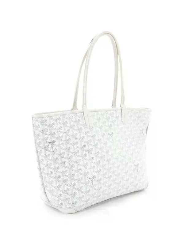 Goyard Artois Coated Canvas Pm Tote Bag - White