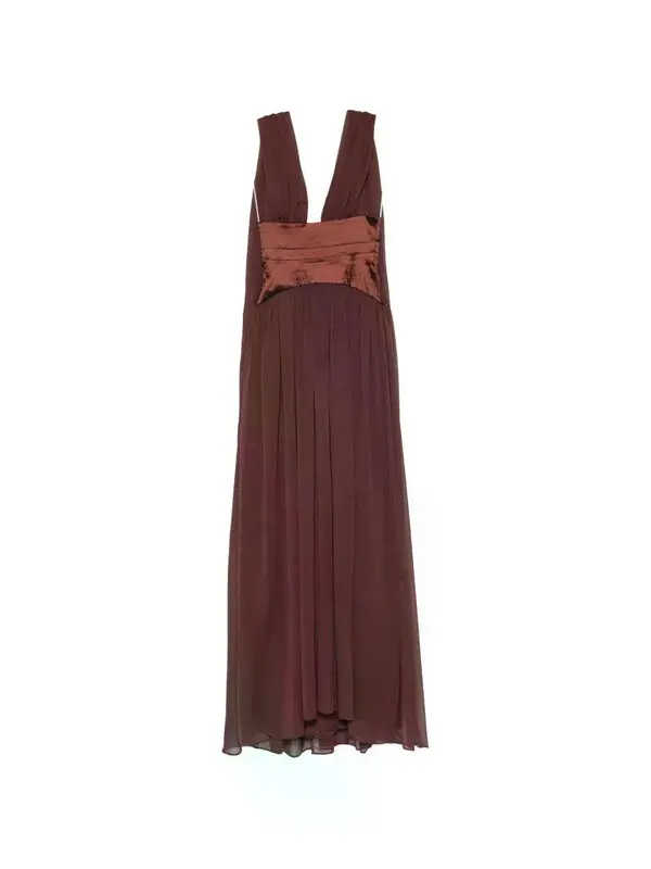 Arcina Ori Ramona Draped-panel Maxi Dress