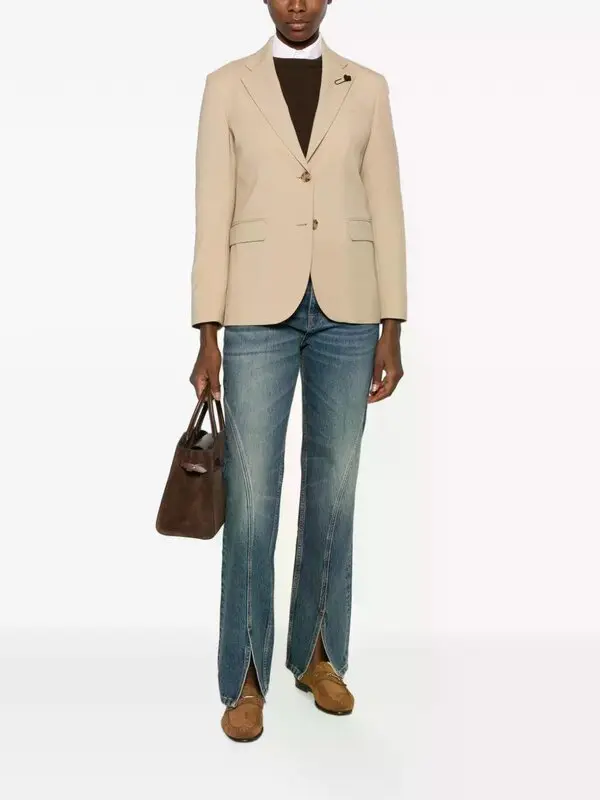 LARDINI Rocco Flower-detail Blazer