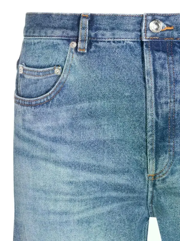 A.p.c. Washed-indigo Cotton Jeans