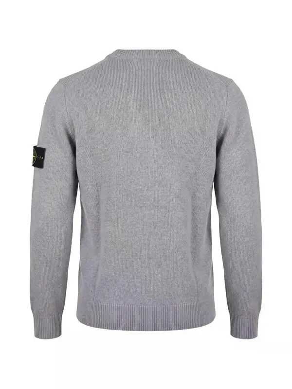 Stone Island Logo-patch Wool Sweater
