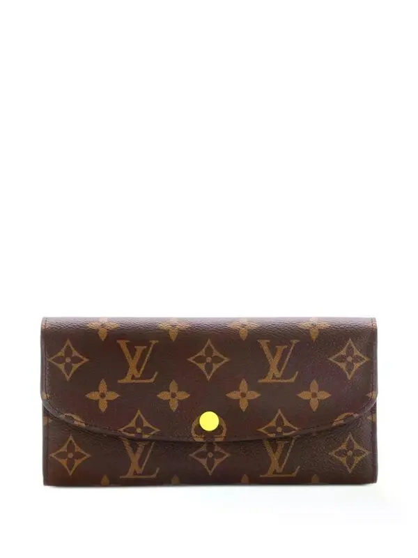 LOUIS VUITTON Emilie Wallet Monogram Canvas Small Wallets