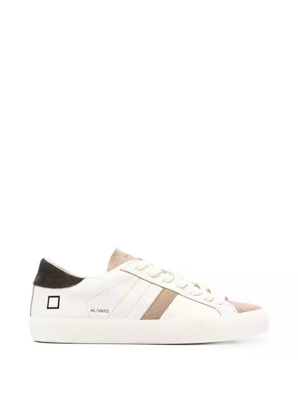 D.a.t.e. Hill Low Paneled Lace-up Sneakers - White