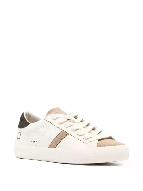 D.a.t.e. Hill Low Paneled Lace-up Sneakers - White