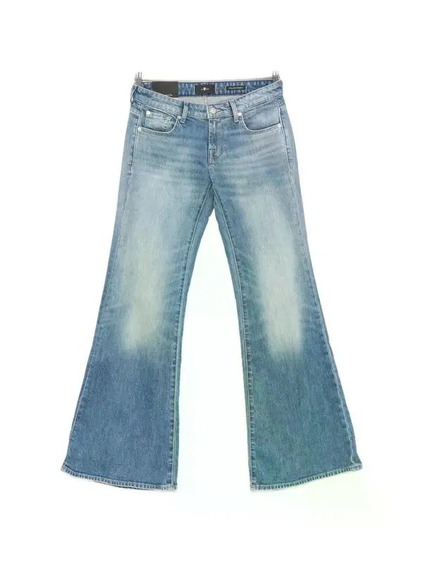 7 For All Mankind Low-rise Flared Jeans