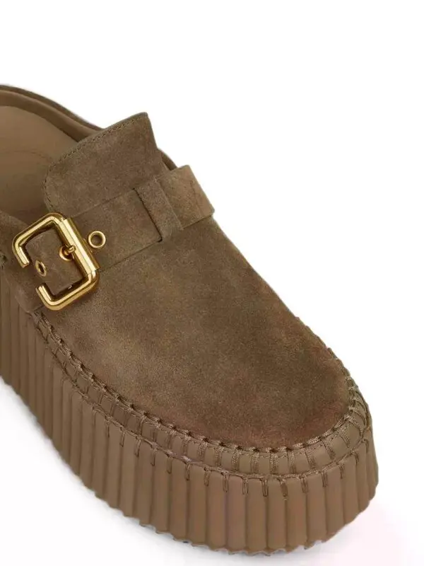 Chloé Nama Buckle-fastening Platform Mules