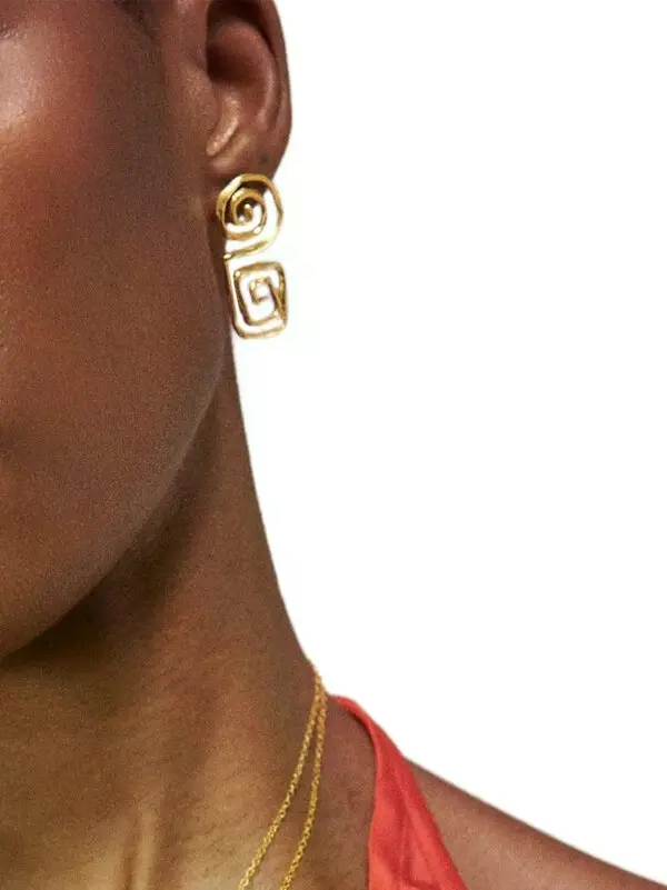 OTTOMAN HANDS Megara Geometric Spiral Earrings