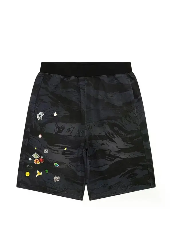 AAPE BY *A BATHING APE Sticker-print Track Shorts