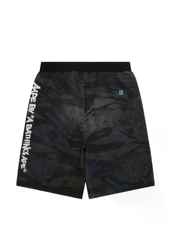 AAPE BY *A BATHING APE Sticker-print Track Shorts