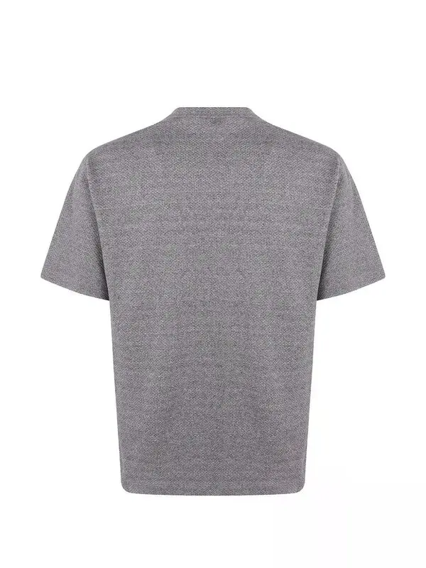 Emporio Armani Logo-embroidered Cotton T-shirt