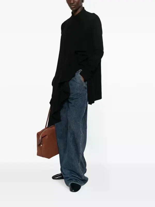 UMA WANG Asymmetric Draped Cardigan