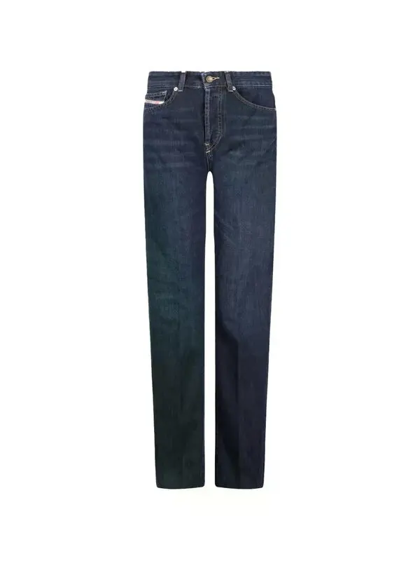 DIESEL® Straight-leg Jeans With Whiskering Effect