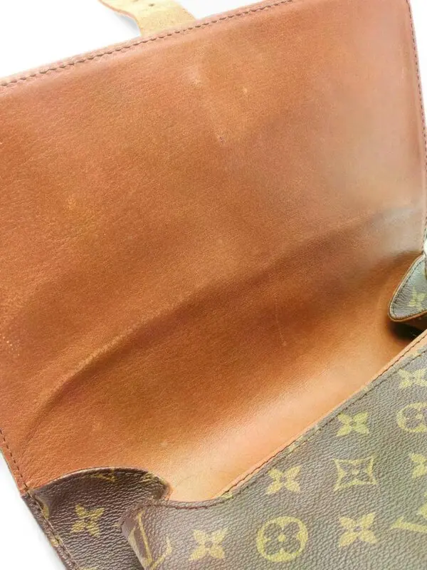 LOUIS VUITTON 1983 Gm Cartouchière Monogram Shoulder Bag