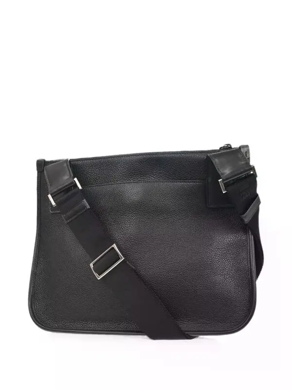 Prada 2010-2020s Enamel Triangle Shoulder Bag