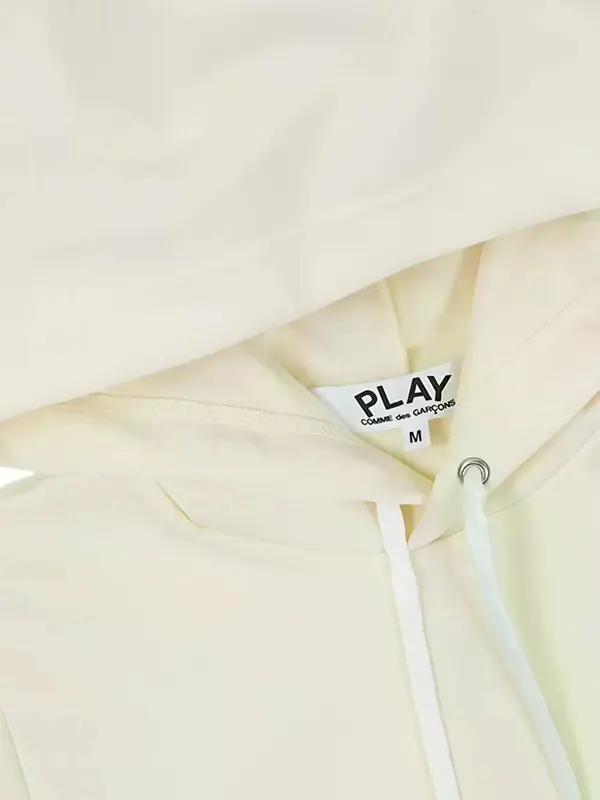 Play Comme Des Garcon Hoodie With Embroidered Heart Logo