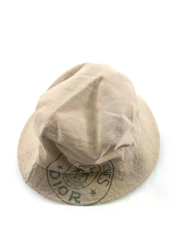 Dior 2010s Logo-print Bucket Hat
