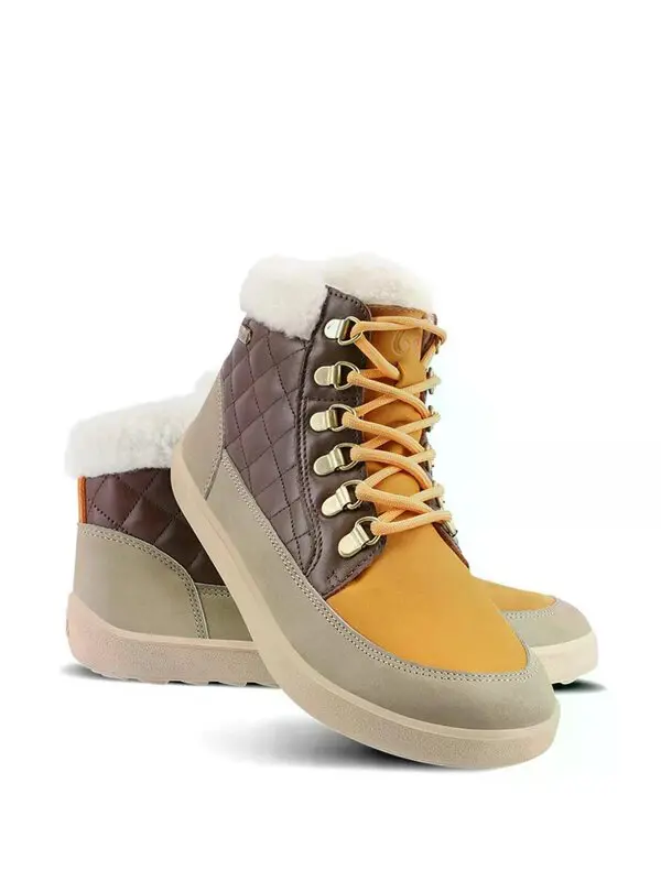 Be Lenka Quilted Shearling-trim High-top Sneakers