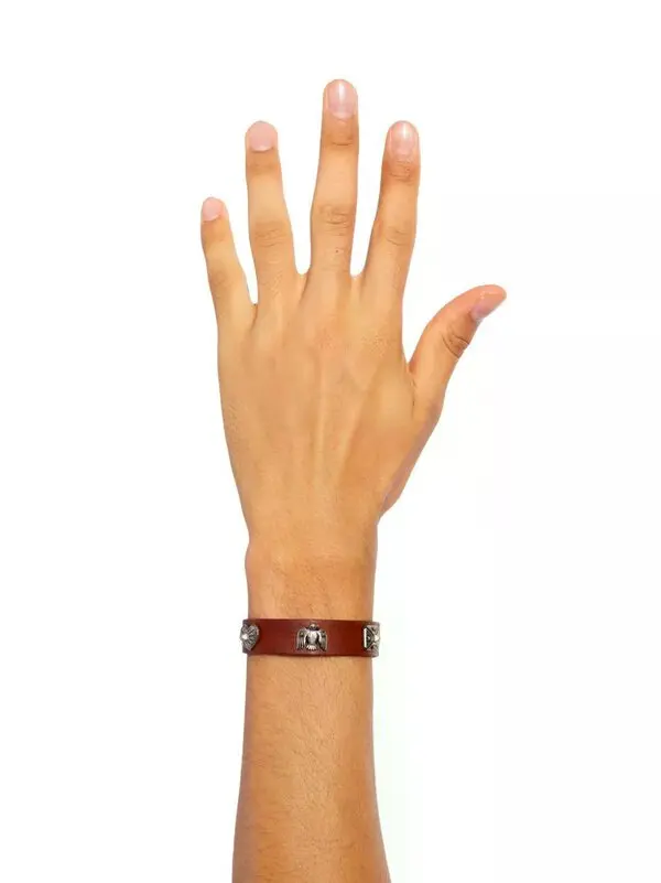 Valentino Garavani Charm-embellished Leather Bracelet