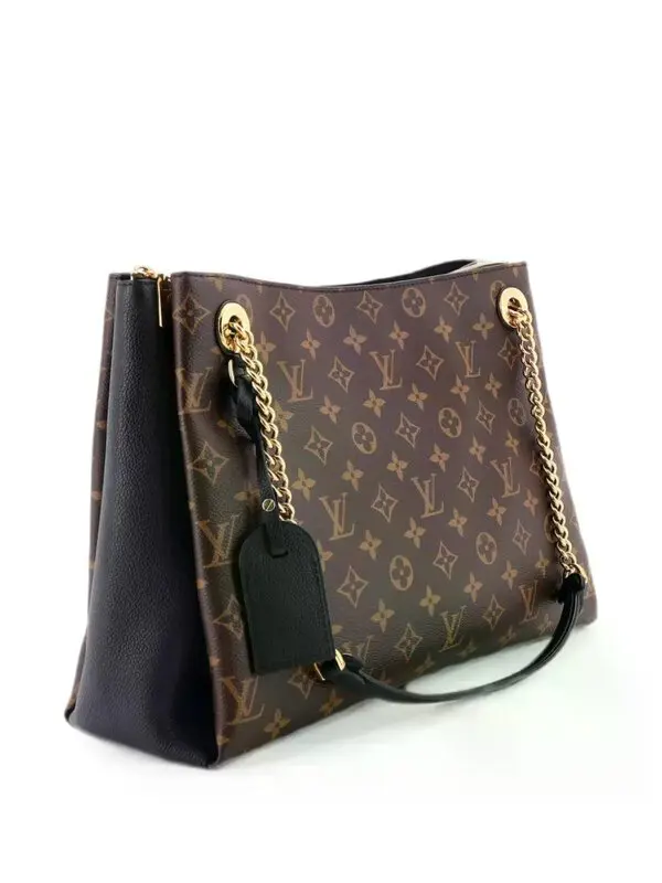 LOUIS VUITTON Surene Handbag Monogram Canvas With Leather Mm Shoulder Bag
