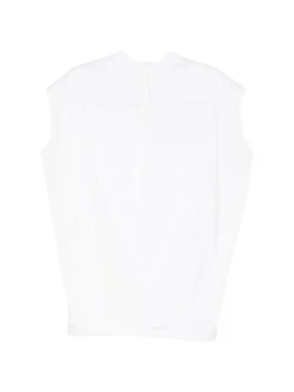 LESS Sculptural Crew-neck Vest